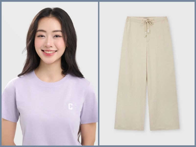 Cách Phối Quần Ống Rộng Với Áo: Bí Quyết Hack Dáng Nàng Thấp Trông Cao ...